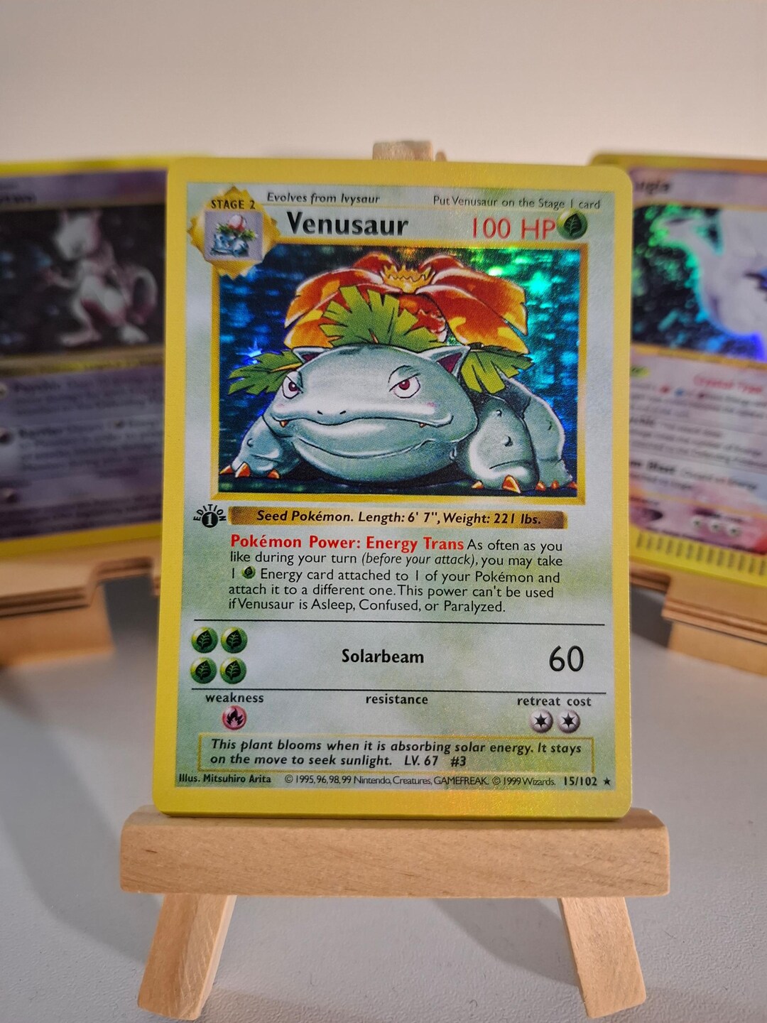 Venusaur (shadowless) - Base Set - PKM Proxy - Etsy