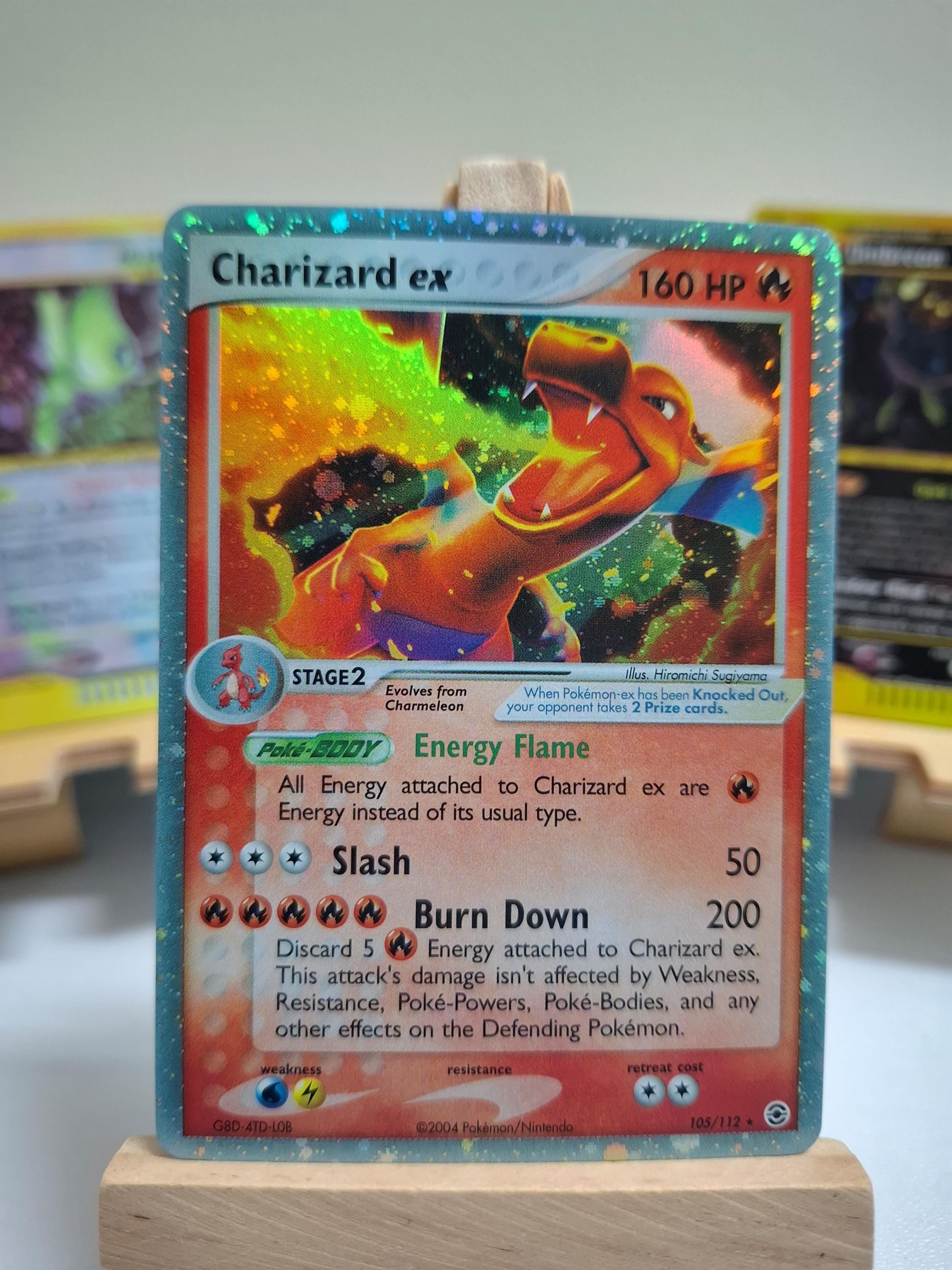 Charizard Ex - EX Firered & Leafgreen - PKM Proxy - Etsy