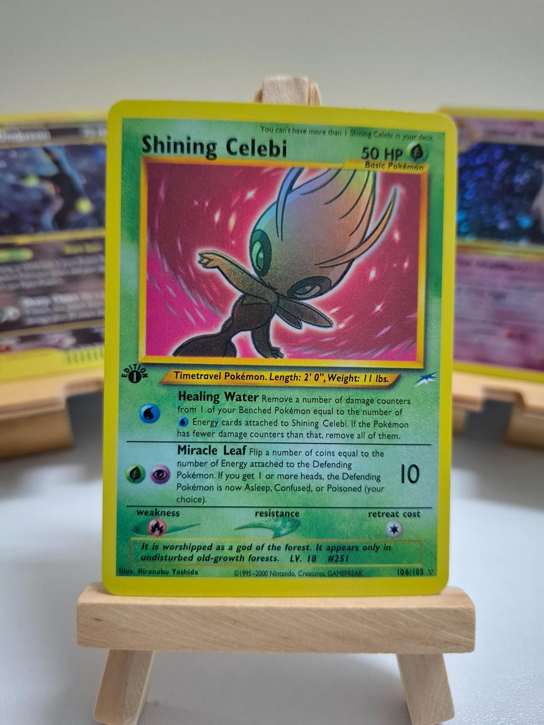 Shining Celebi Neo Destiny PKM Proxy - Etsy