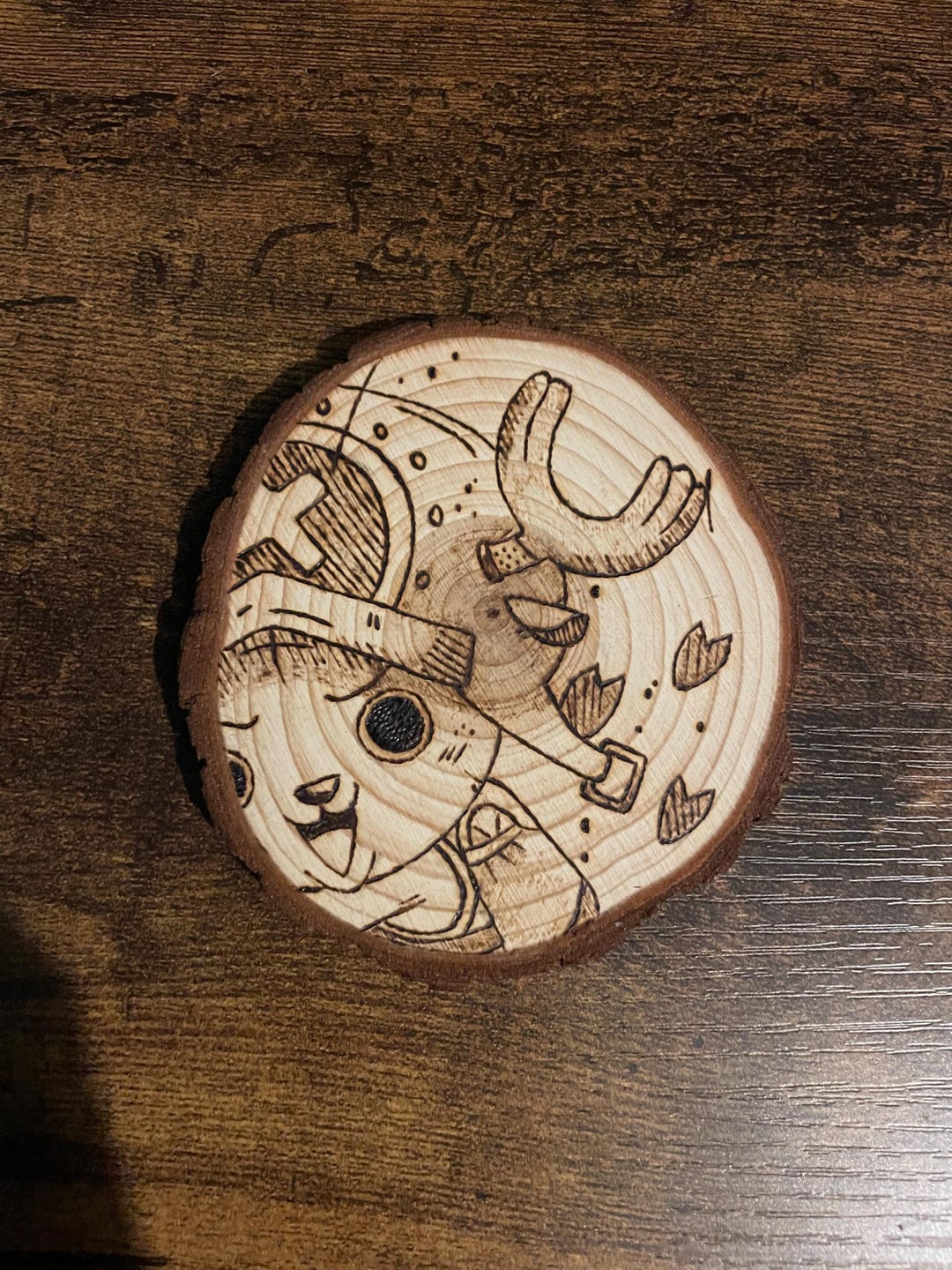 Wood Engraving Chopper One Piece Pyrography Decoration Woodburning ...