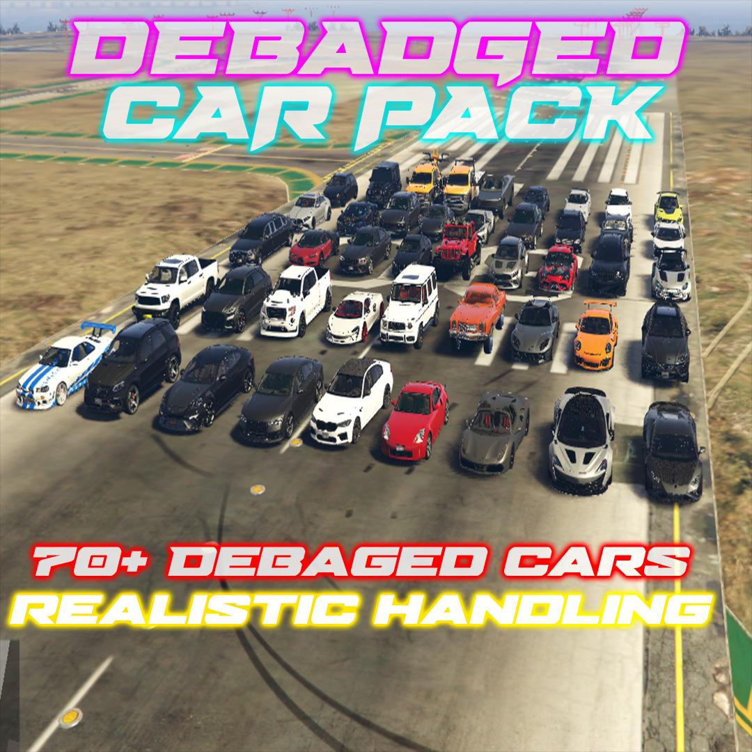Debadged Car Pack Fivem Lore Friendly 70+ Cars - Etsy