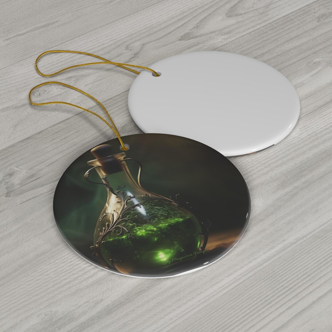 Mystical Potion Ceramic Ornament Magical Home Decor, Holiday Gift ...