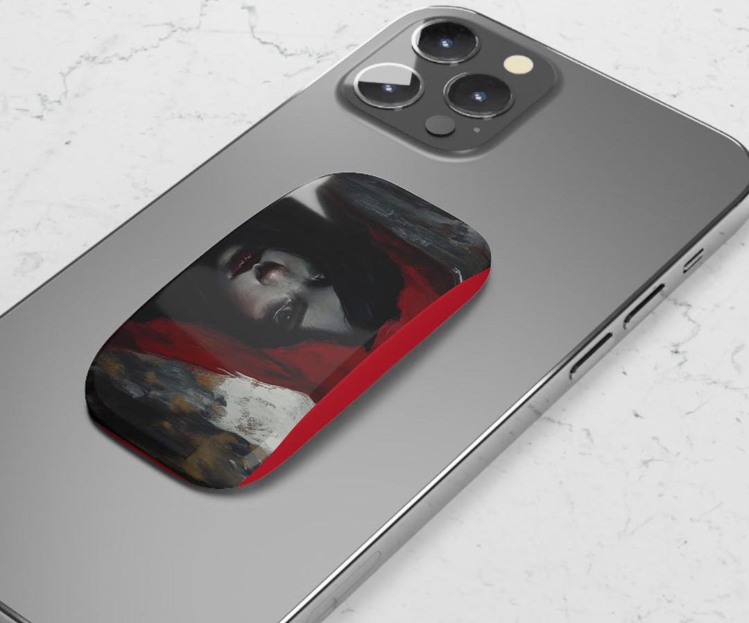 Little Red Riding Hood Artistic Phone Grip Stand, Unique Red Phone ...