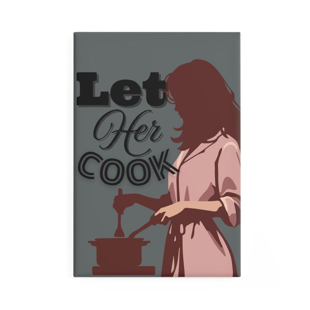Cook Enthusiast Button Magnet, Kitchen Decor, Let Her Cook Gift ...