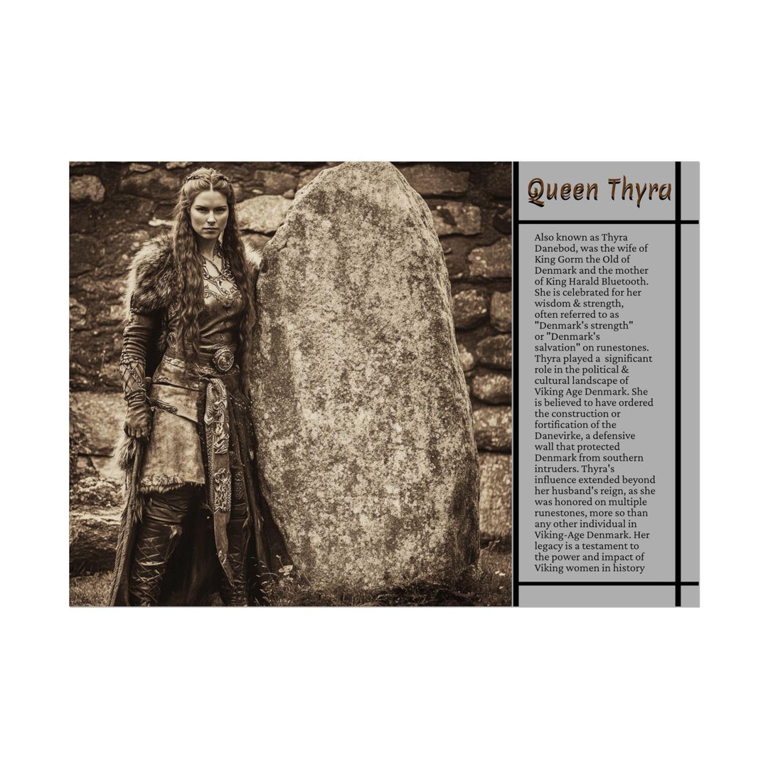Queen Thyra Viking Rolled Poster | Vintage Wall Art, Home Décor, Gift ...
