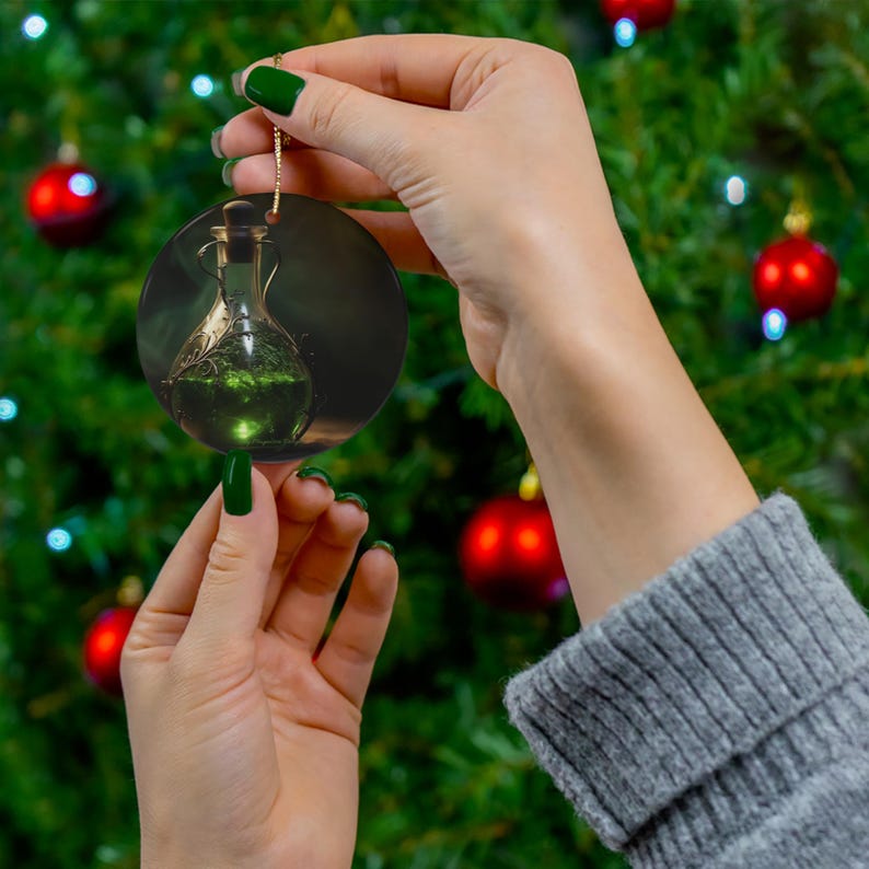 Mystical Potion Ceramic Ornament Magical Home Decor, Holiday Gift ...