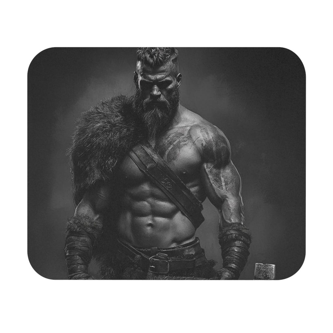 Fantasy Viking Warrior Dreams Mouse Pad, Elegant Desk Accessory for ...