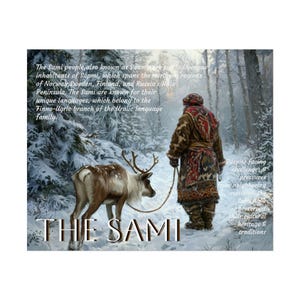Sami Heritage Rolled Posters - Nordic Traditions, Cultural Artwork ...
