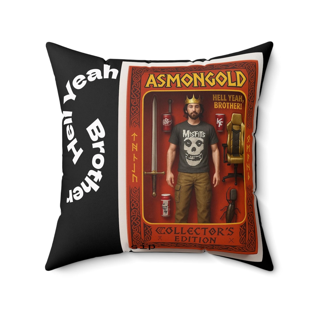 Asmongold Collectors Edition Pillow, Fun Home Decor, Gaming Gift ...