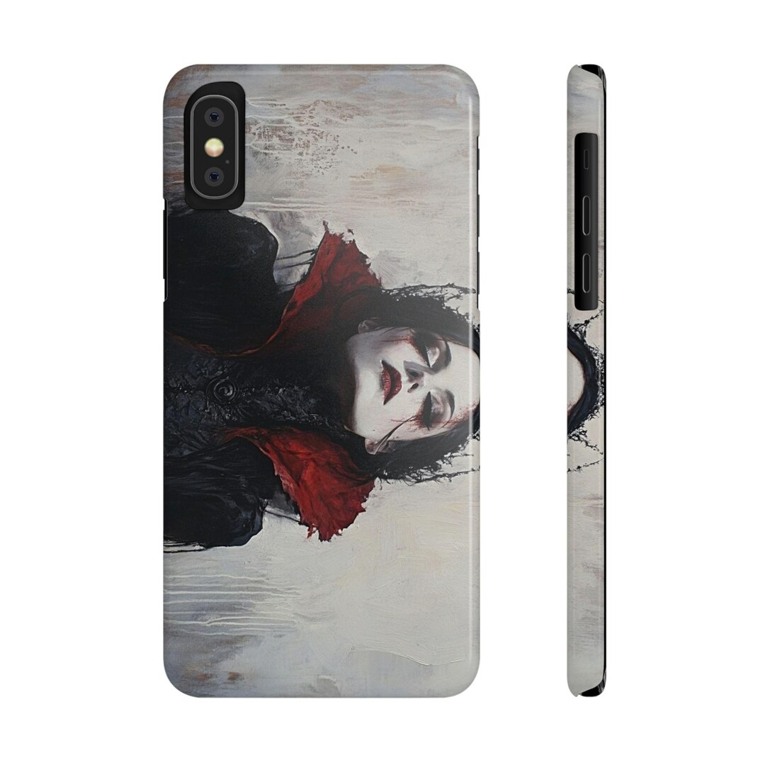 Wicked Witch Gothic Art Slim Phone Cases, Dark Aesthetic Phone Cover ...