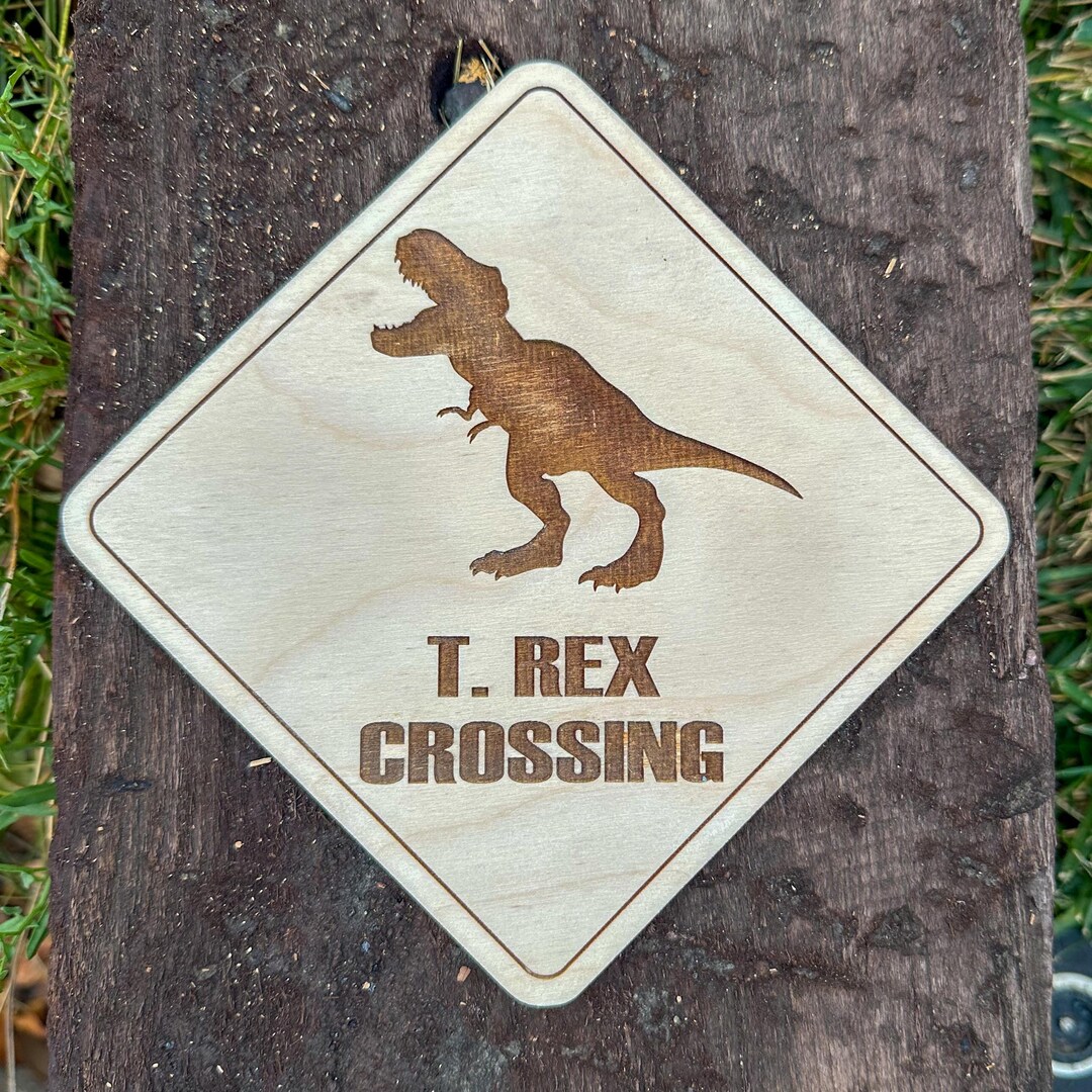 T. Rex Crossing Sign | T. Rex Sign | T. Rex Sign | T. Rex Sign | T. Rex ...