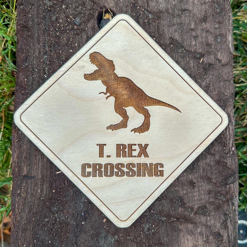 T. Rex Crossing Sign | T. Rex Sign | T. Rex Sign | T. Rex Sign | T. Rex ...