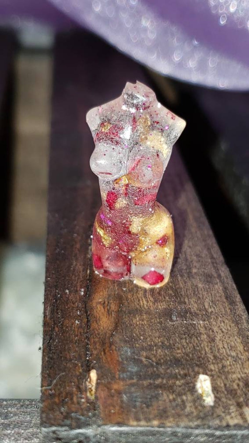Mini Resin Goddess Statue Female Goddess Torso Goddess | Etsy