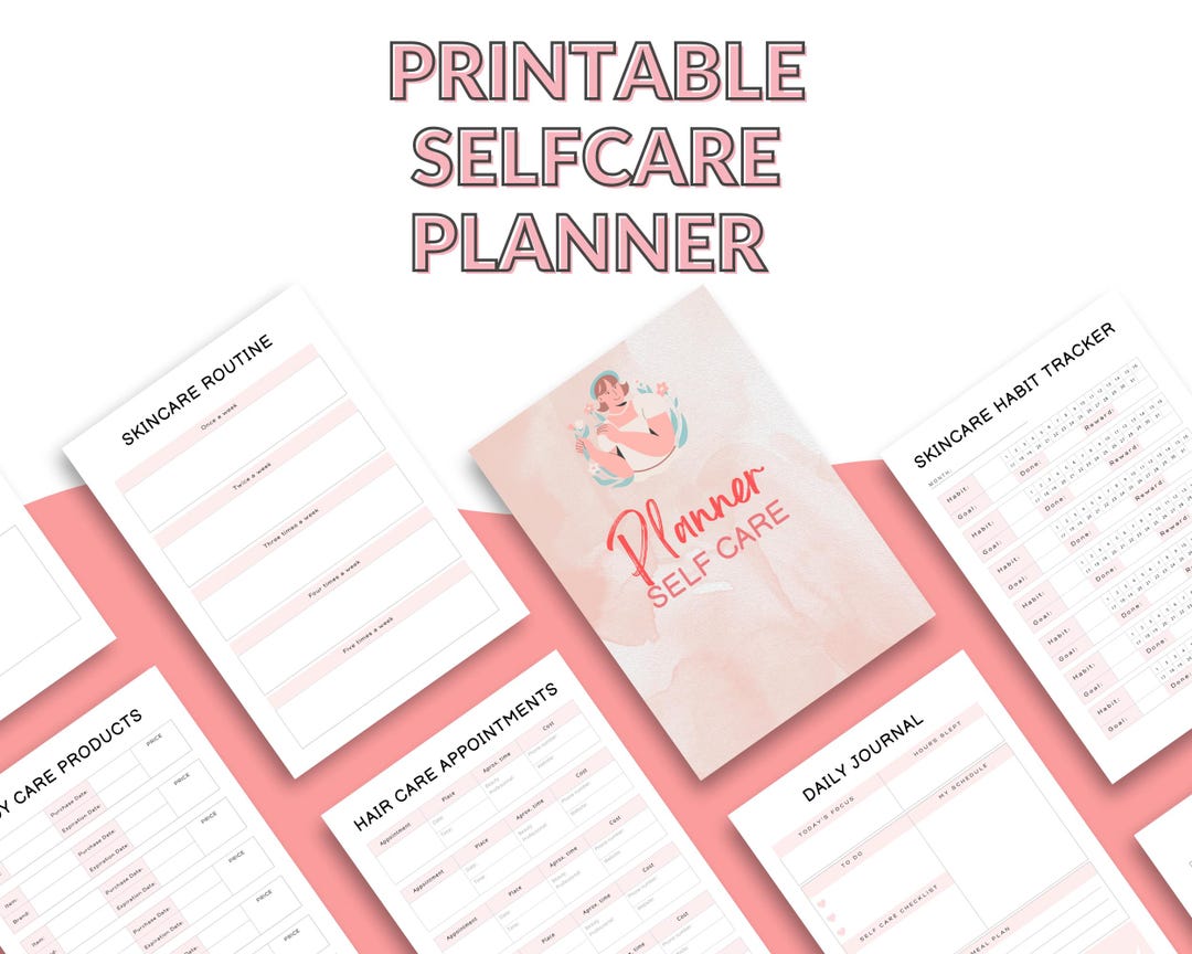 Weekly Self Care Tracker Printable, Daily Self Care Checklist, Routine ...