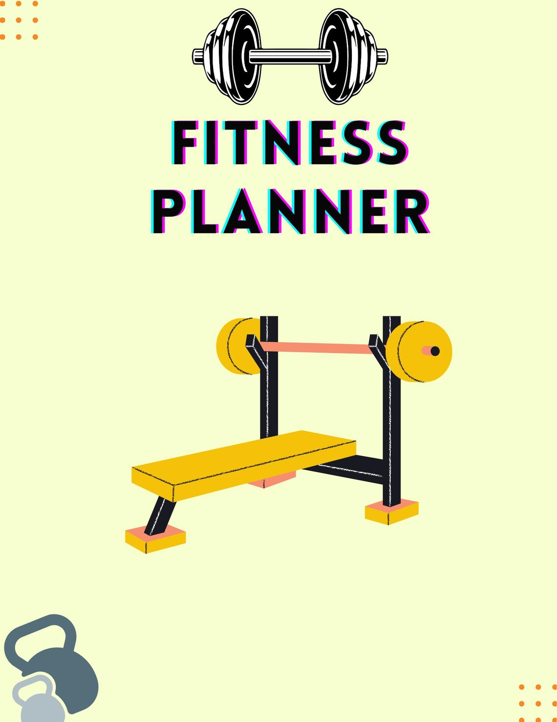 Fitness Planner, Workout Journal, Health Tracker, Daily Exercise Log ...