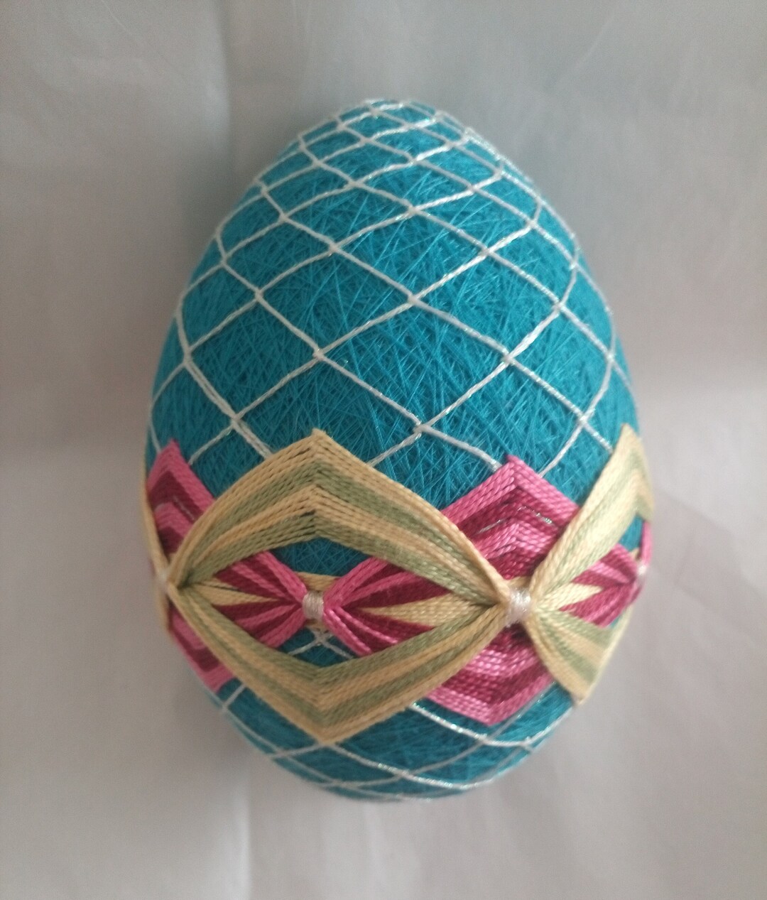 Large Blue Temari Egg - Etsy