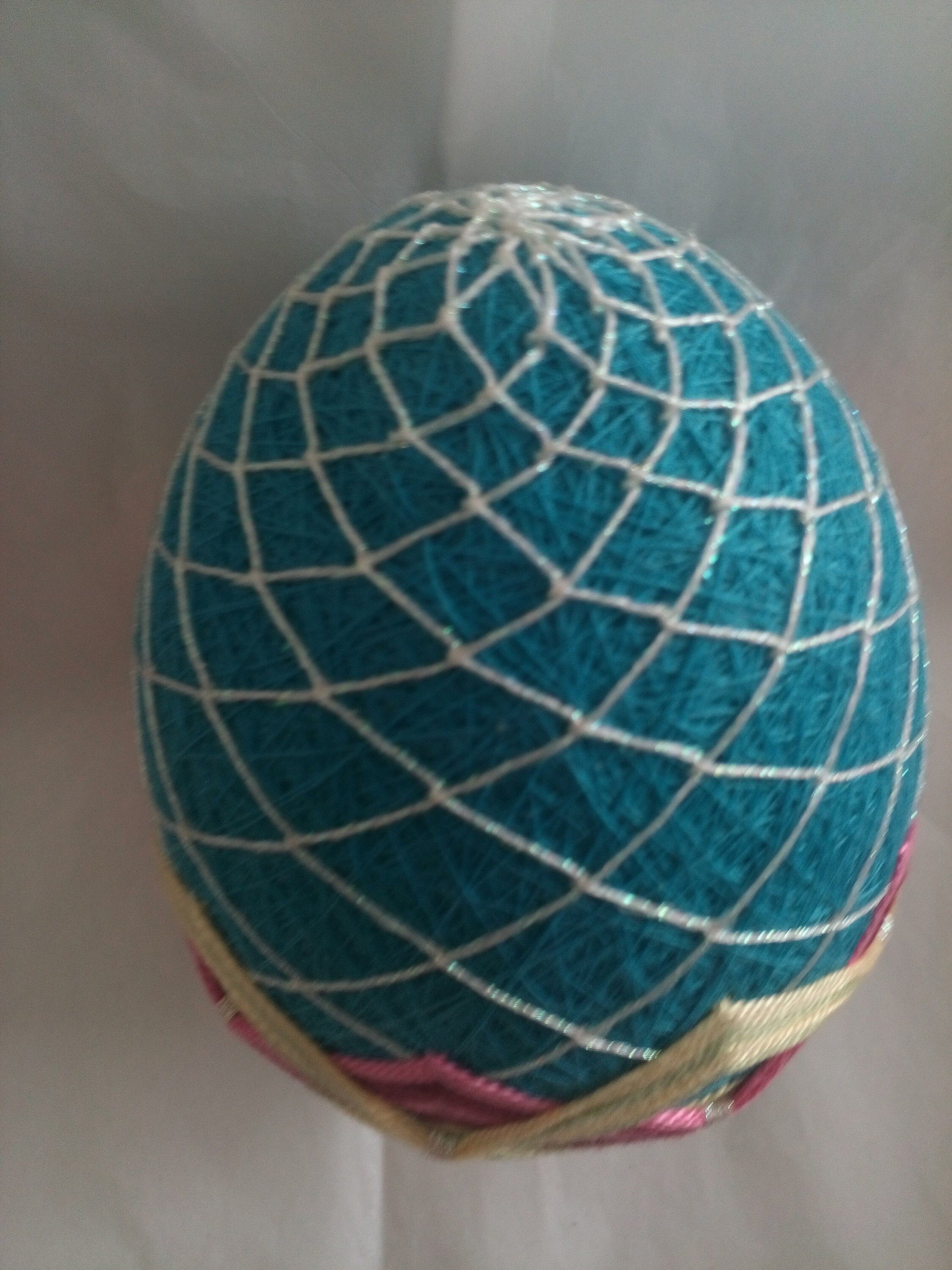Large Blue Temari Egg - Etsy