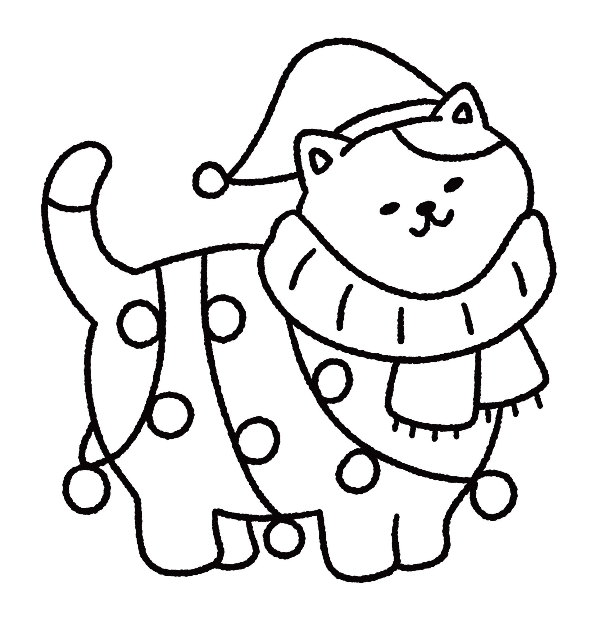 Cozy Christmas 40 Coloring Pages for Adults and Kids - Christmas ...