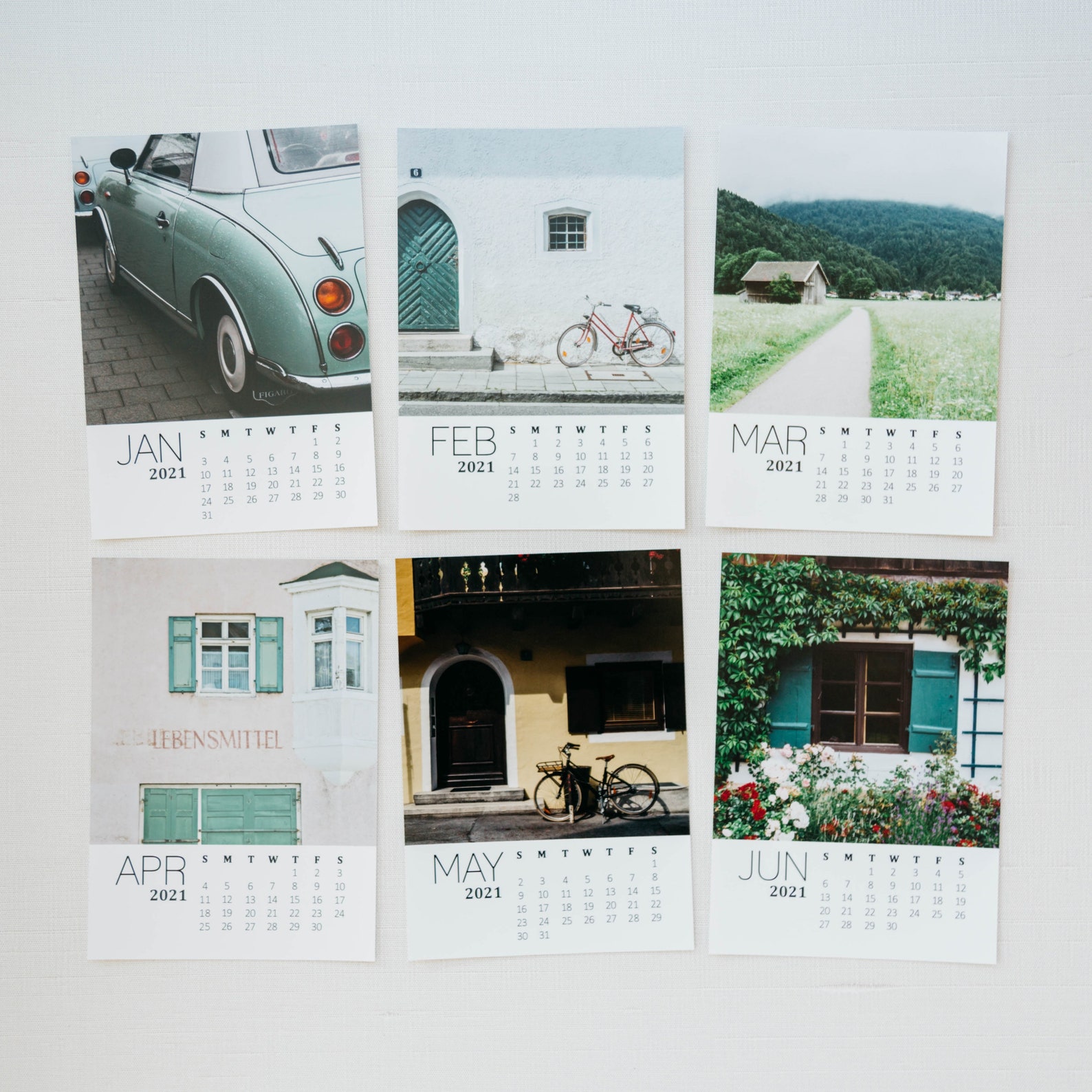 2021 Desk Calendar Bavaria Germany Europe Photo Calendar | Etsy