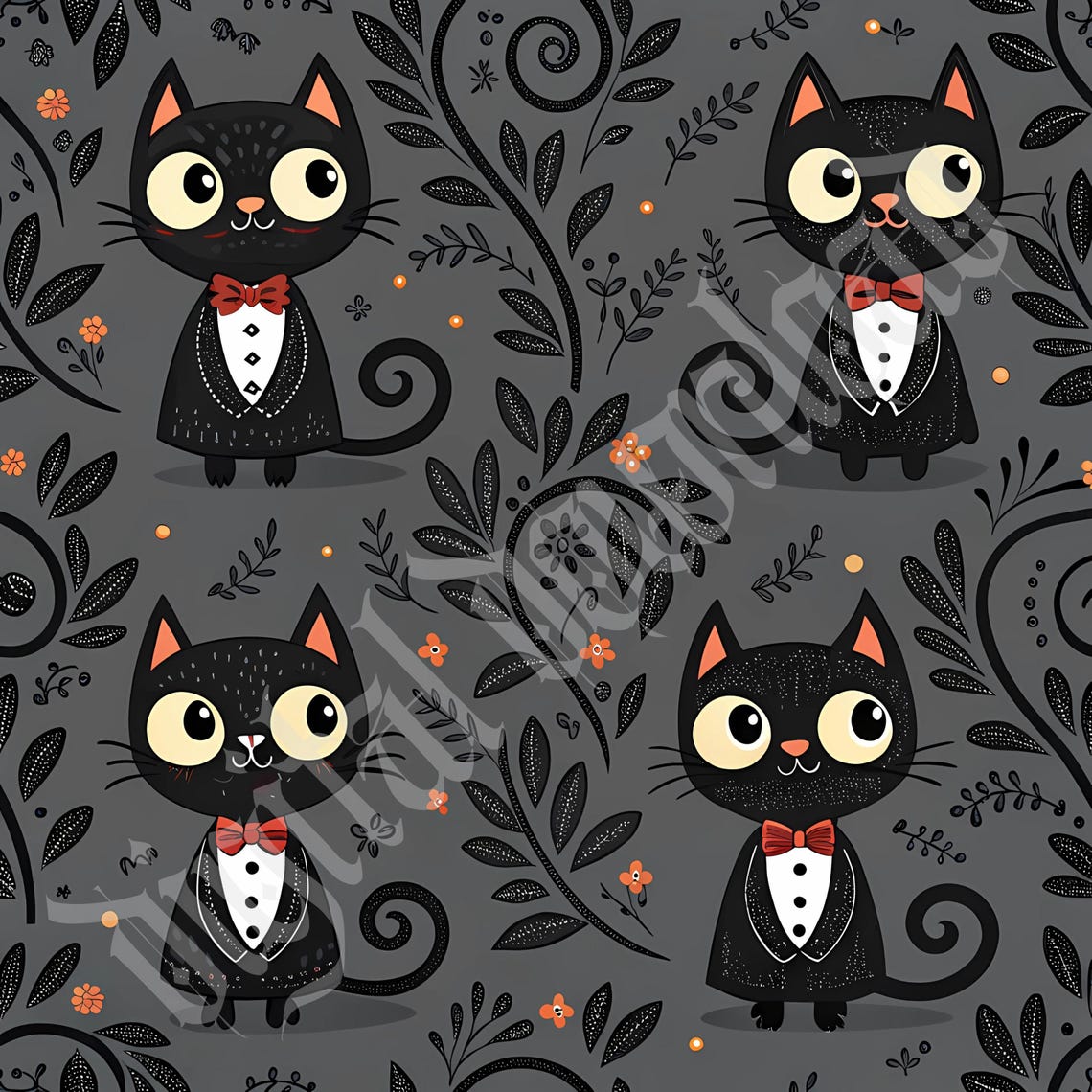 10 Black Cat Patterns | Quirky but Elegant Cat Patterns With a Gothic ...