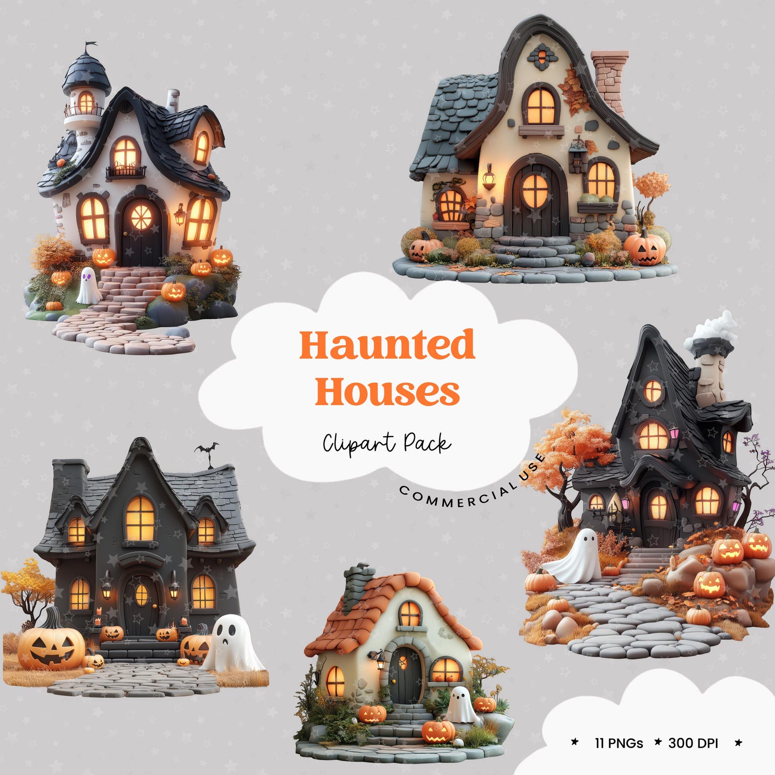 Haunted House Clipart Images Pngs 300dpi Clip Art PNG, Haunted House ...