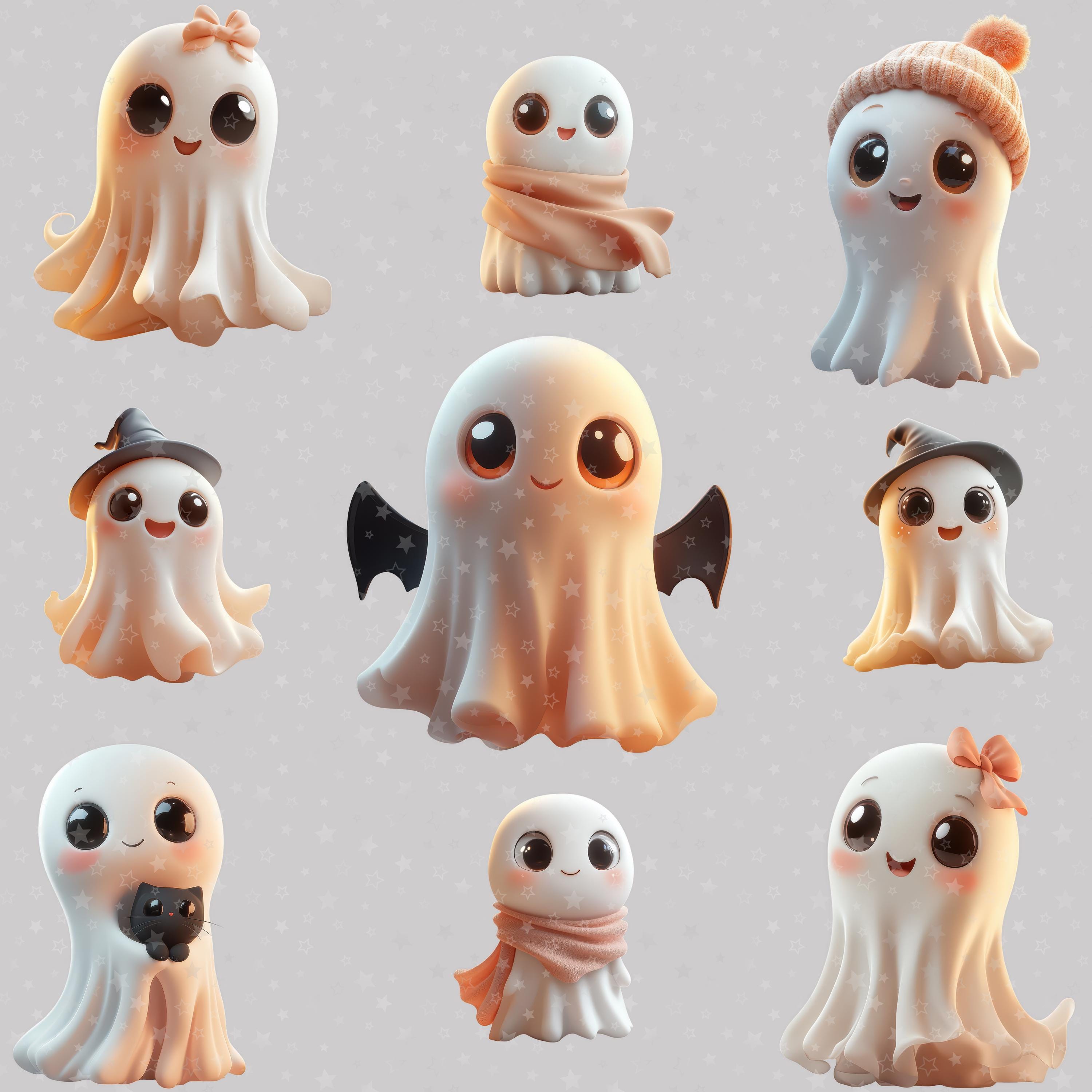 Cute Little Ghost Clipart Images Pngs 300dpi Clip Art PNG, Ghostie ...