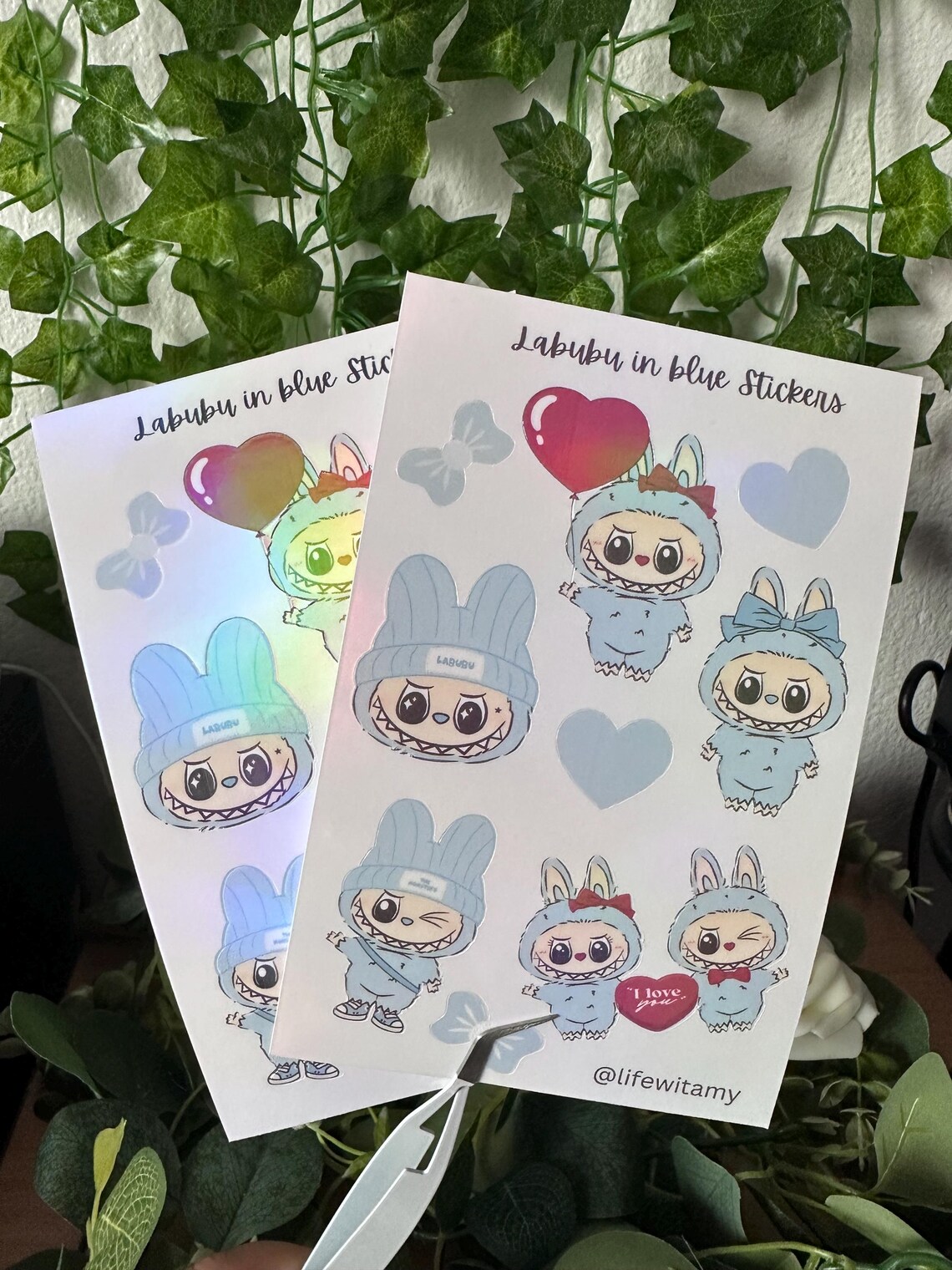 LABUBU Sticker Sheets L Cutesy L Gorgeous Stickers L Journal L Planner ...