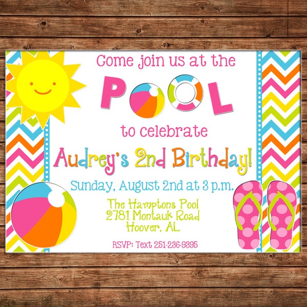 Flip Out Invitation - Etsy