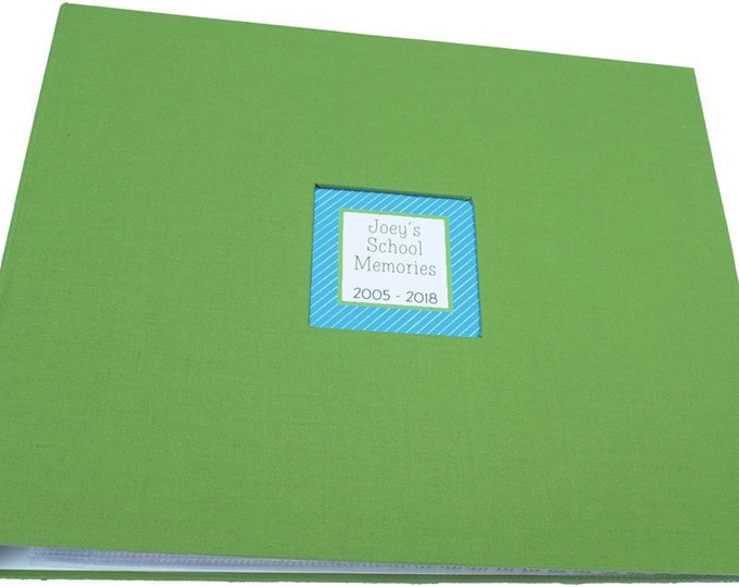 My School Memories Boy School Memory Album K Through 12 Preschool Pages ...