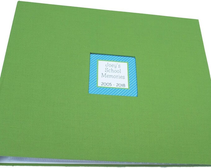 My School Memories Boy School Memory Album K Through 12 Preschool Pages ...