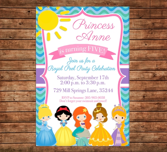 Pool Party Birthday Invitation Wording