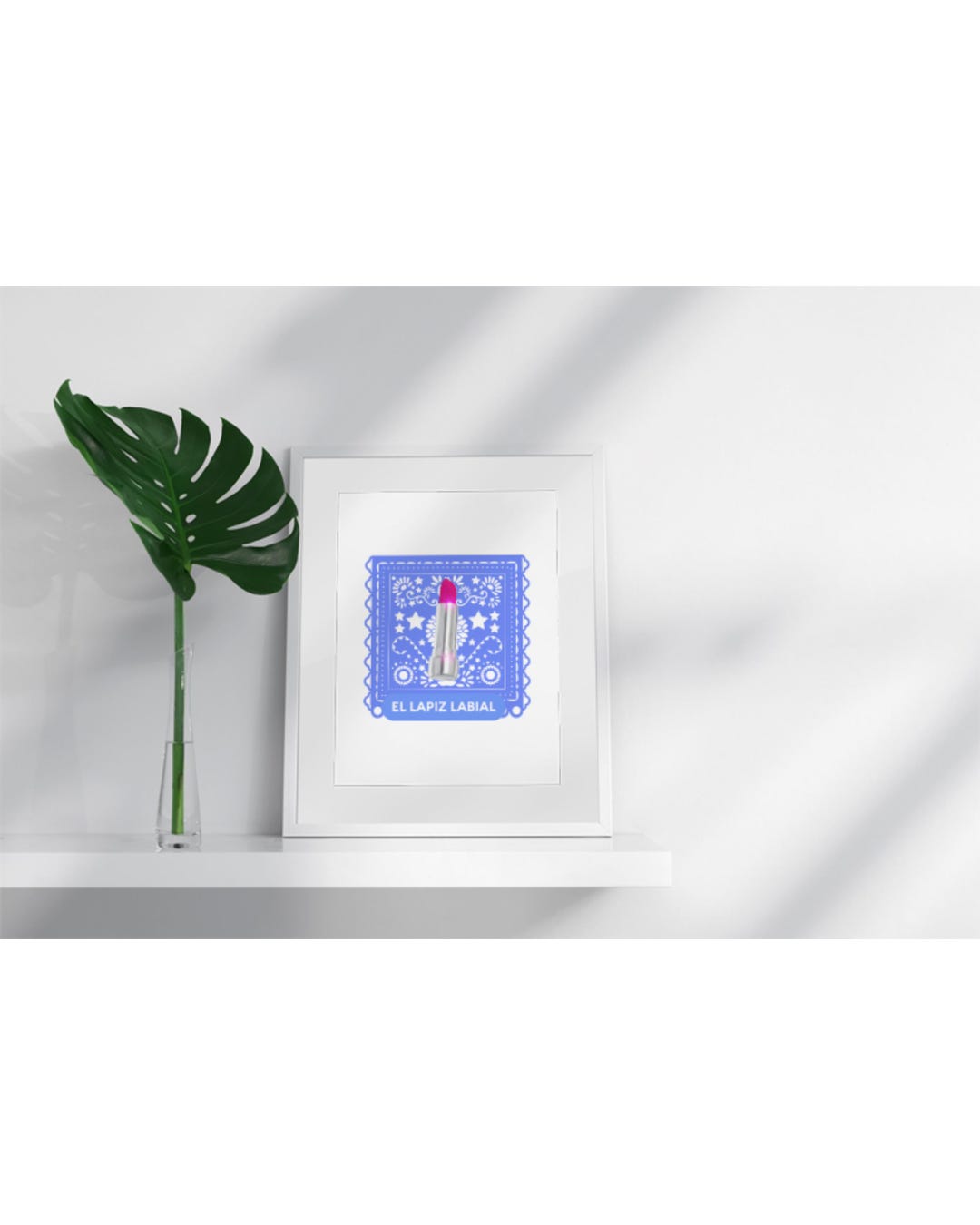 80s Loteria Style Poster, Lapiz Labial, Lipstick, Gifts for Her, Girl ...