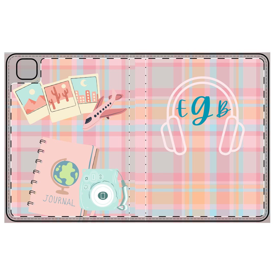 Plaid to Meet You Personalized Preppy iPad Pro Cover Monogrammed With ...