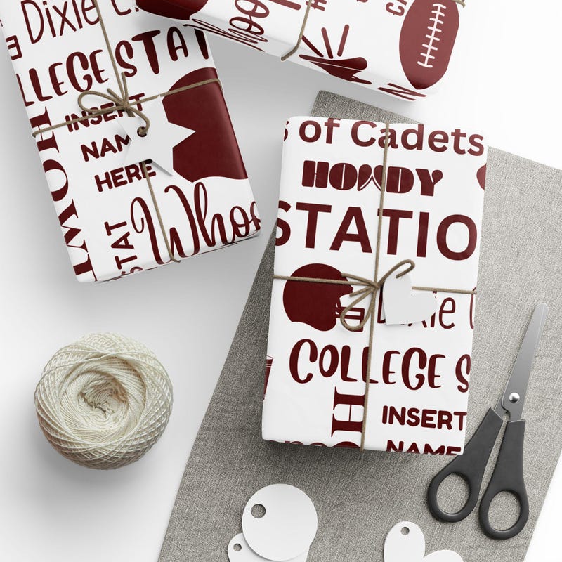 Wrapping Paper Station - Etsy