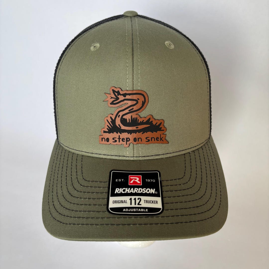 No Step on Snek Patch Hat (gadsden Flag Meme) - Etsy