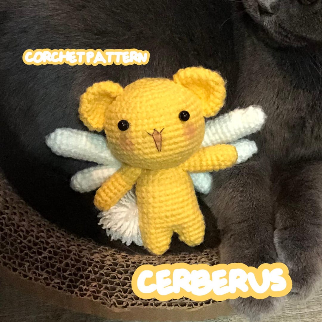 Kero Chan Cerberus Crocheted Plush: Card Captor Sakura (PDF Pattern) - Etsy
