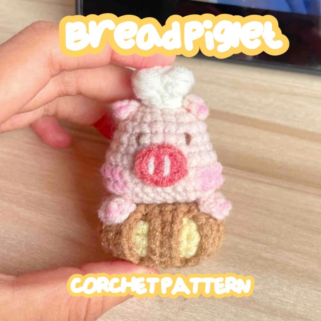 Pig Crochet Pattern, Amigurumi Valentines Crochet Pattern Piglet ...