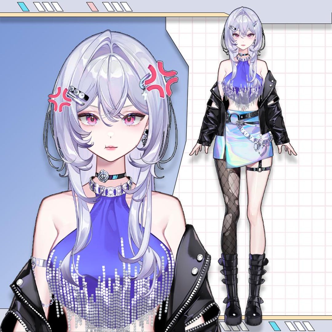 Customizable Live2d Premade Vtuber | Editable & Rigging | Customized - Etsy