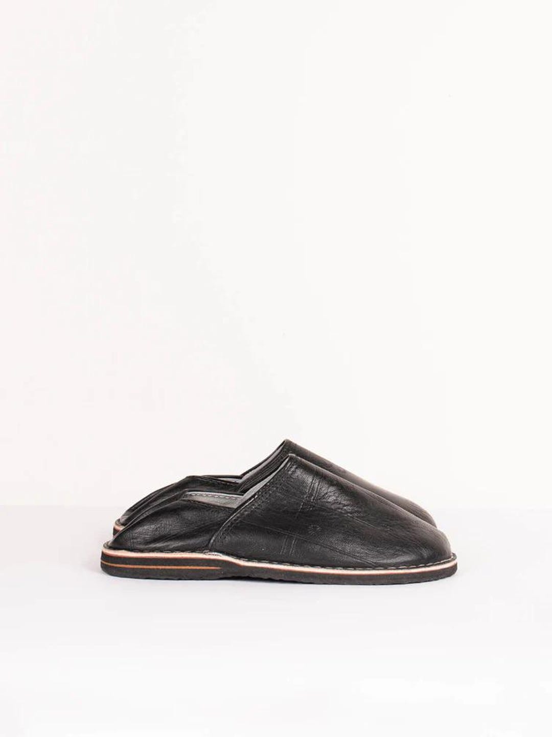Moroccan Leather Babouches – Elegant and Comfortable Unisex Slippers ...