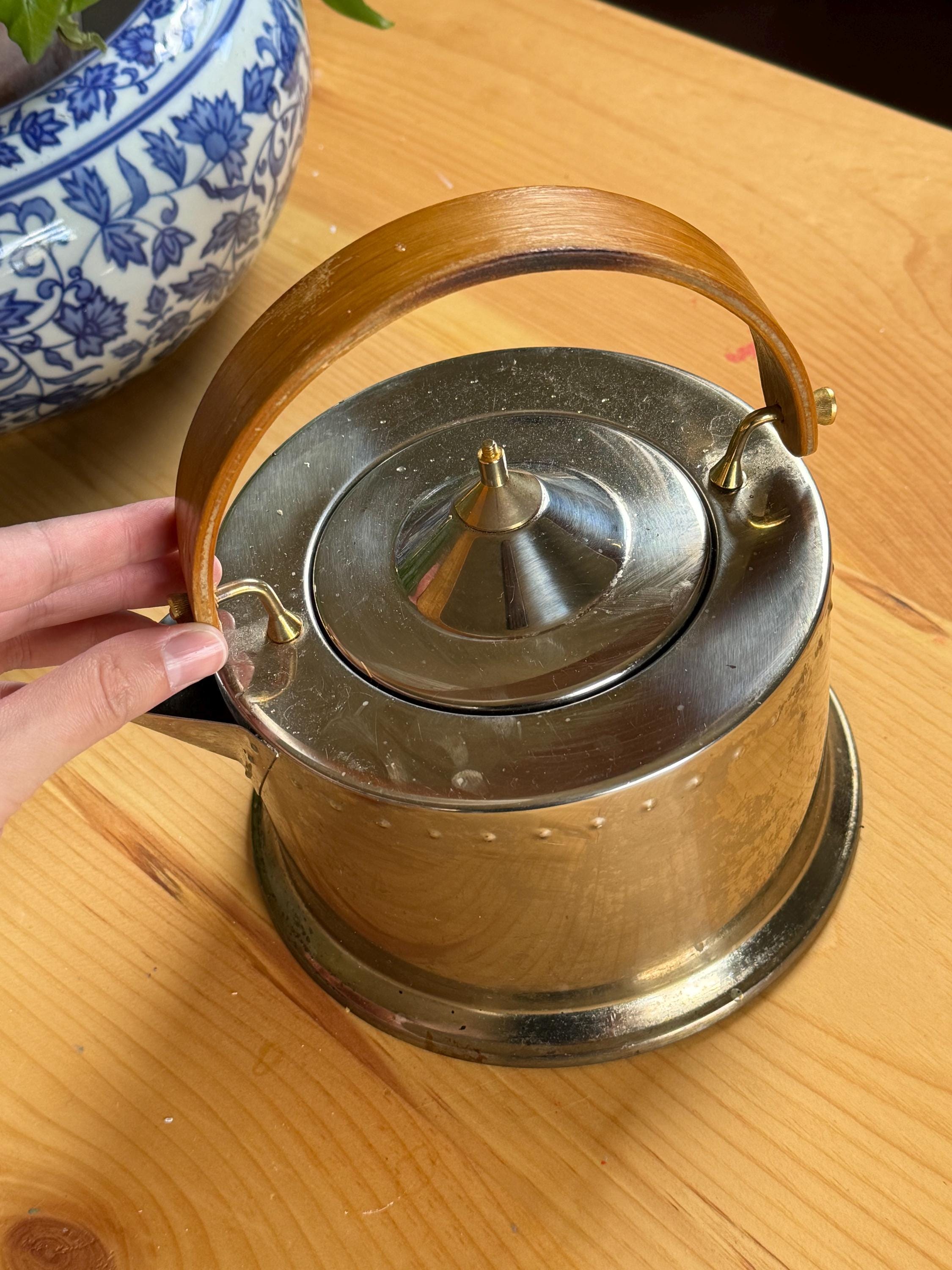 Vintage 1980’s Bodum Ottoni by C. Jorgensen Tea Kettle, Stainless Steel ...