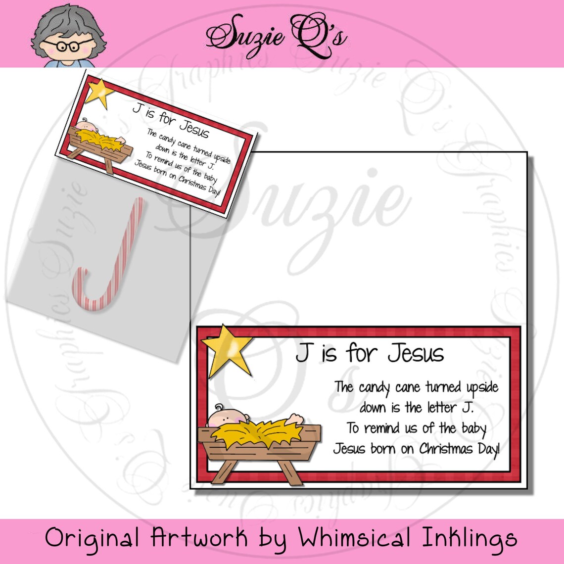 J is for Jesus Bag Topper Digital Printable Immediate Download - Etsy