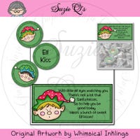 Printable Elf Bag Topper, Christmas Goody Bag Topper With Elf Name ...