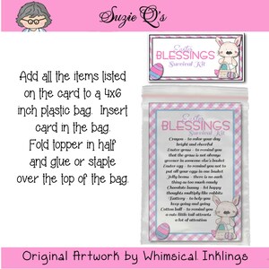 Easter Blessings Survival Kit Includes Topper and Card - Digital ...