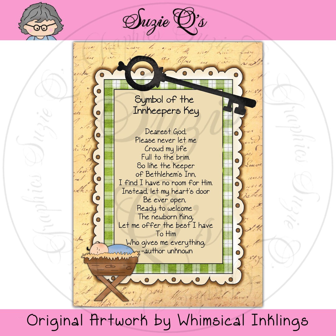 Innkeeper's Key 5x7 Card Front - Digital Printable - Immediate Download ...