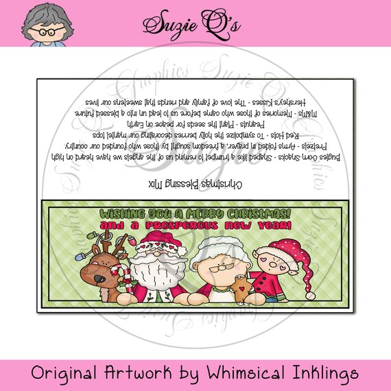 Christmas Blessings Mix Printable