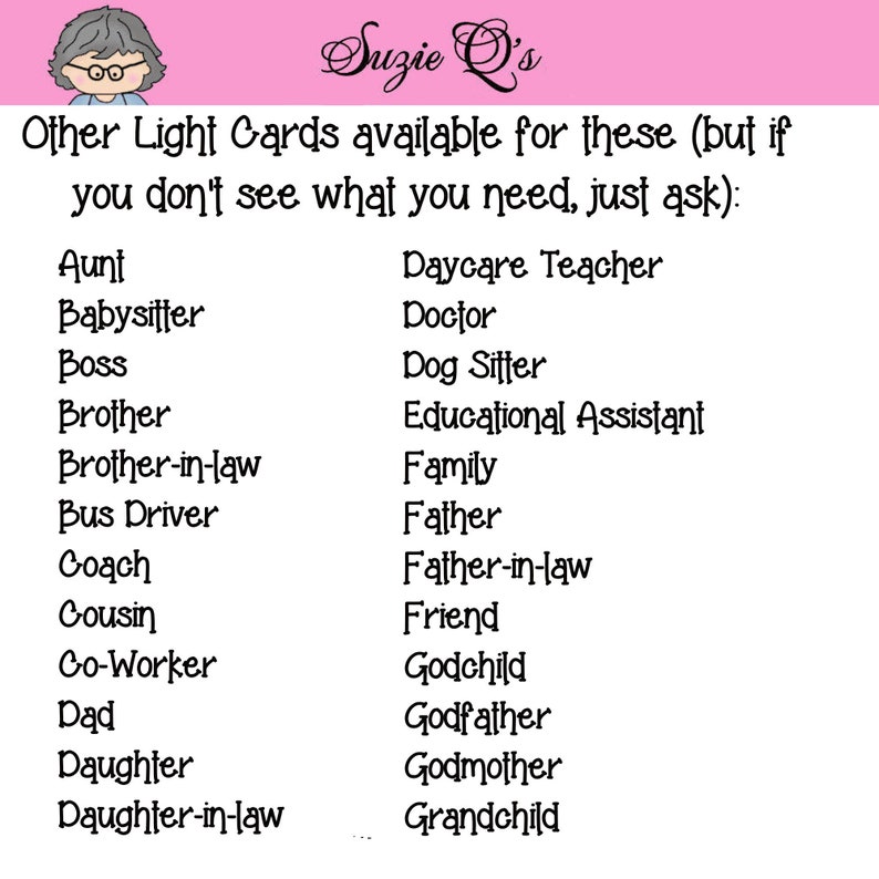 A Teacher's Light Card/tag in 2 Sizes (poem Version 2) - CU Digital ...