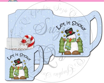 Snowman Soup Printable Treat Bag Topper Fits 4x6 Treat - Etsy