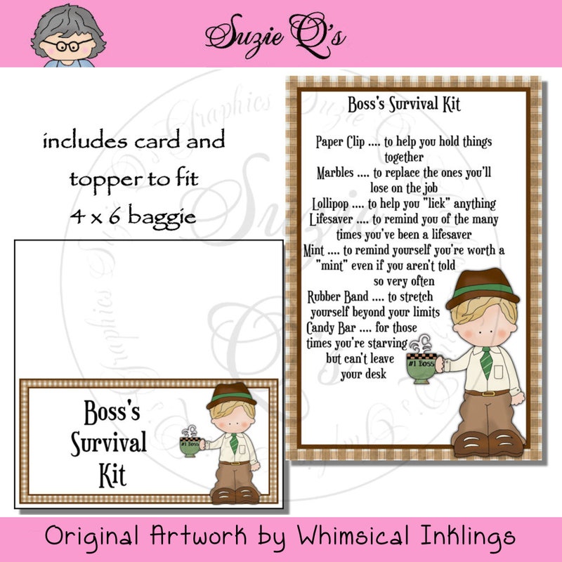 Boss Survival Kit - Etsy