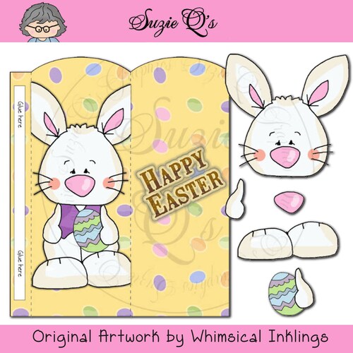 Printable Digital Easter Bunny Hershey Candy Bar Wrapper - Etsy