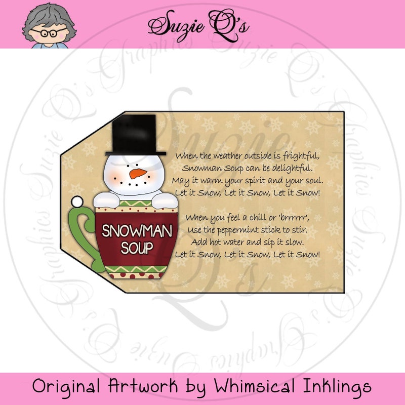 Snowman Soup - Etsy